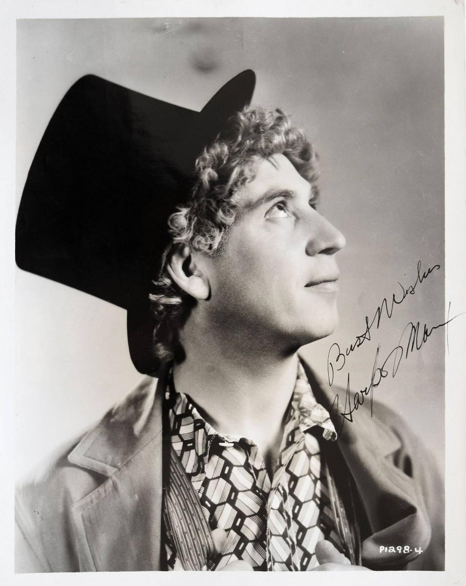 Harpo Marx signed photo | EstateSales.org