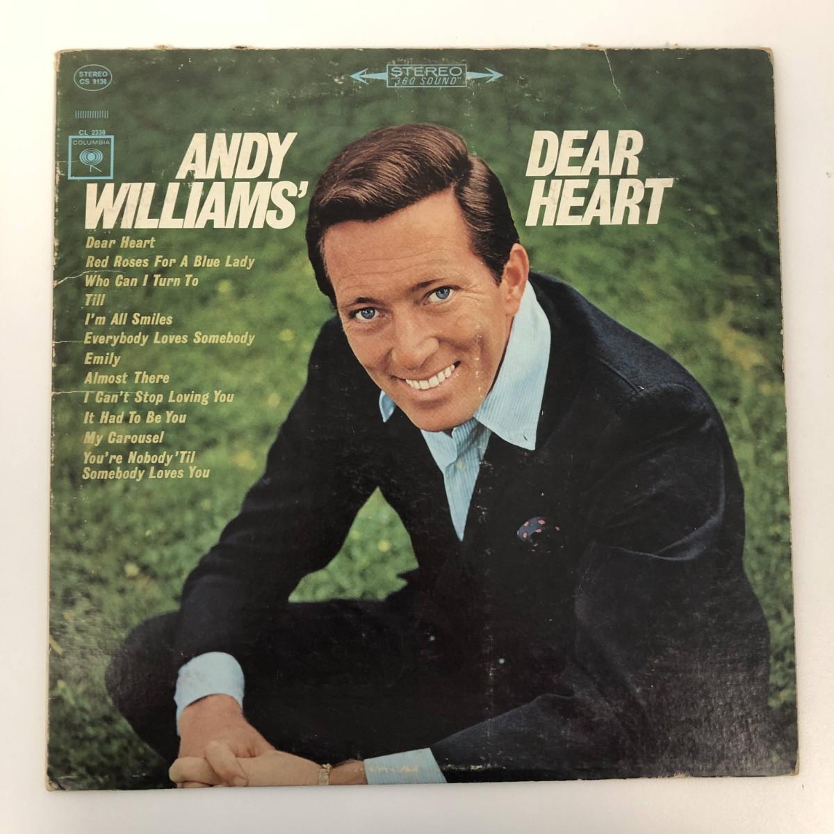 Andy Williams Dear Heart Album | EstateSales.org