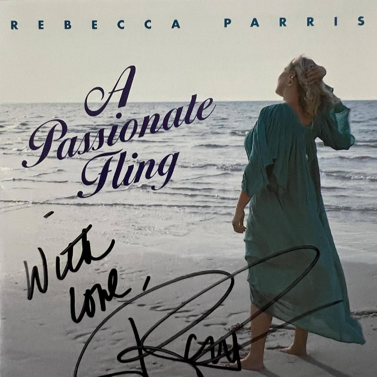 Rebecca Parris A Passionate Fling signed CD. | EstateSales.org