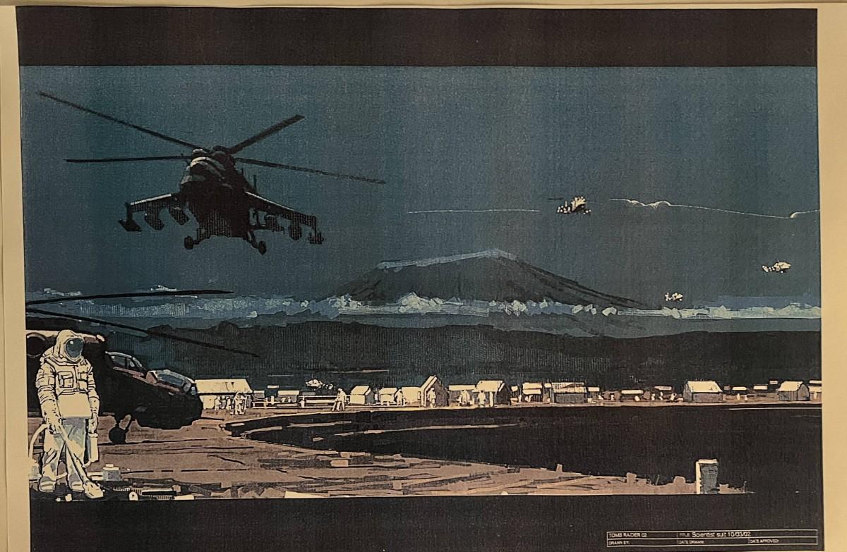 Lara Croft Tomb Raider Paramount Pictures concept art | EstateSales.org