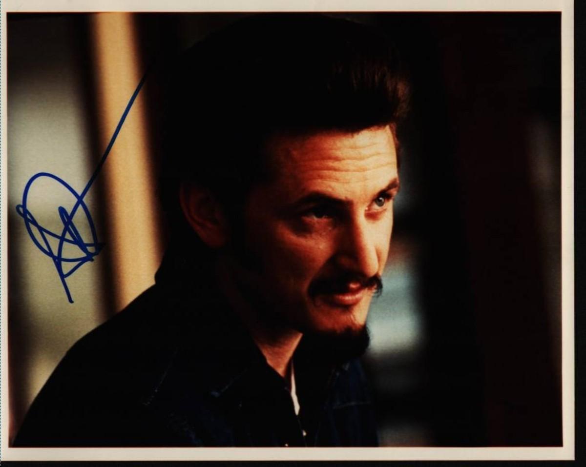 Sean Penn signed photo. GFA Authenticated | EstateSales.org