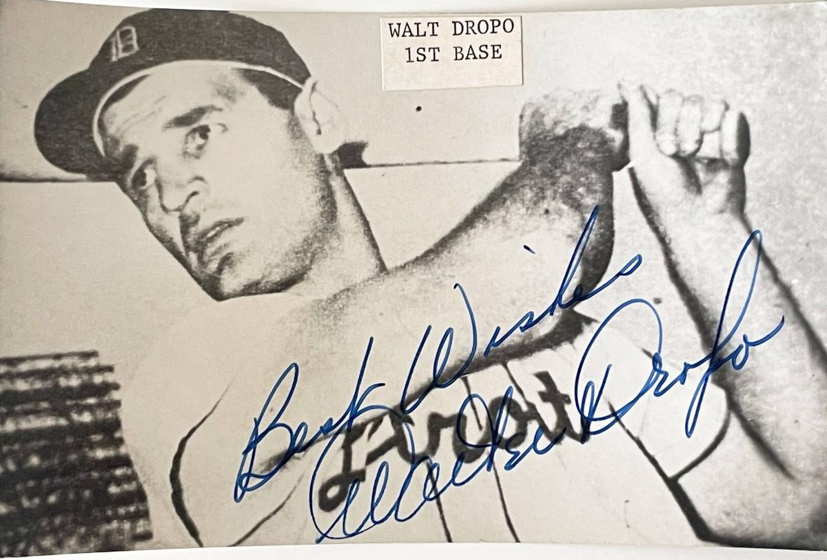 Boston Red Sox Walt Dropo signed photo | EstateSales.org