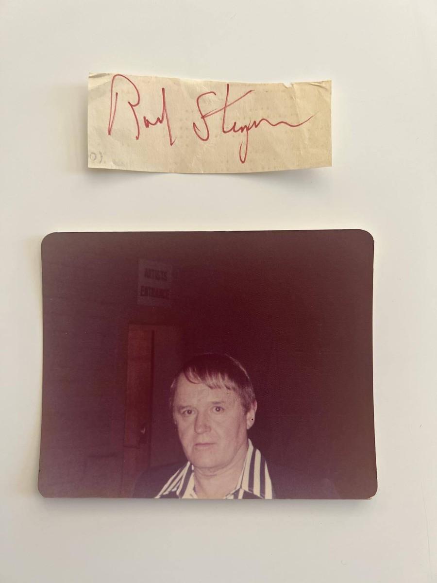 Rod Steiger original signature | EstateSales.org