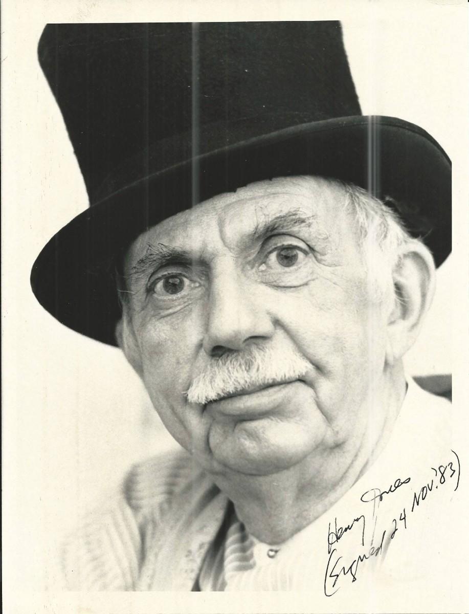 Henry Jones Signed Photo | EstateSales.org