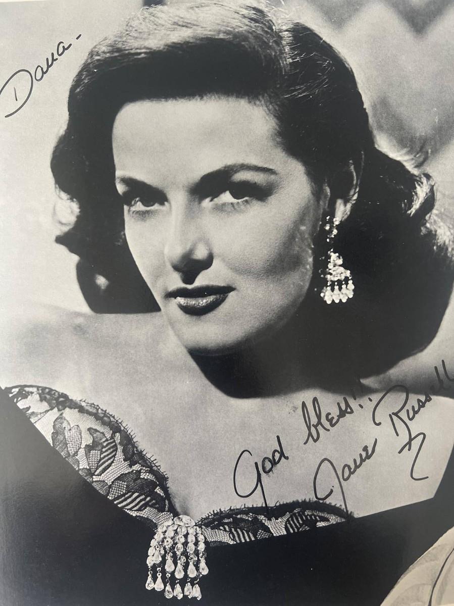 Jane Russell signed photo | EstateSales.org