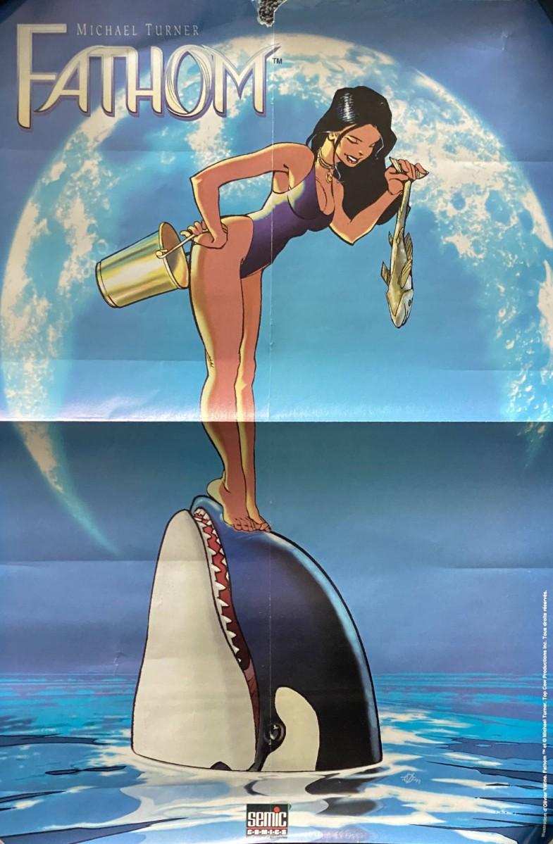 Michael Turner's Fathom poster | EstateSales.org