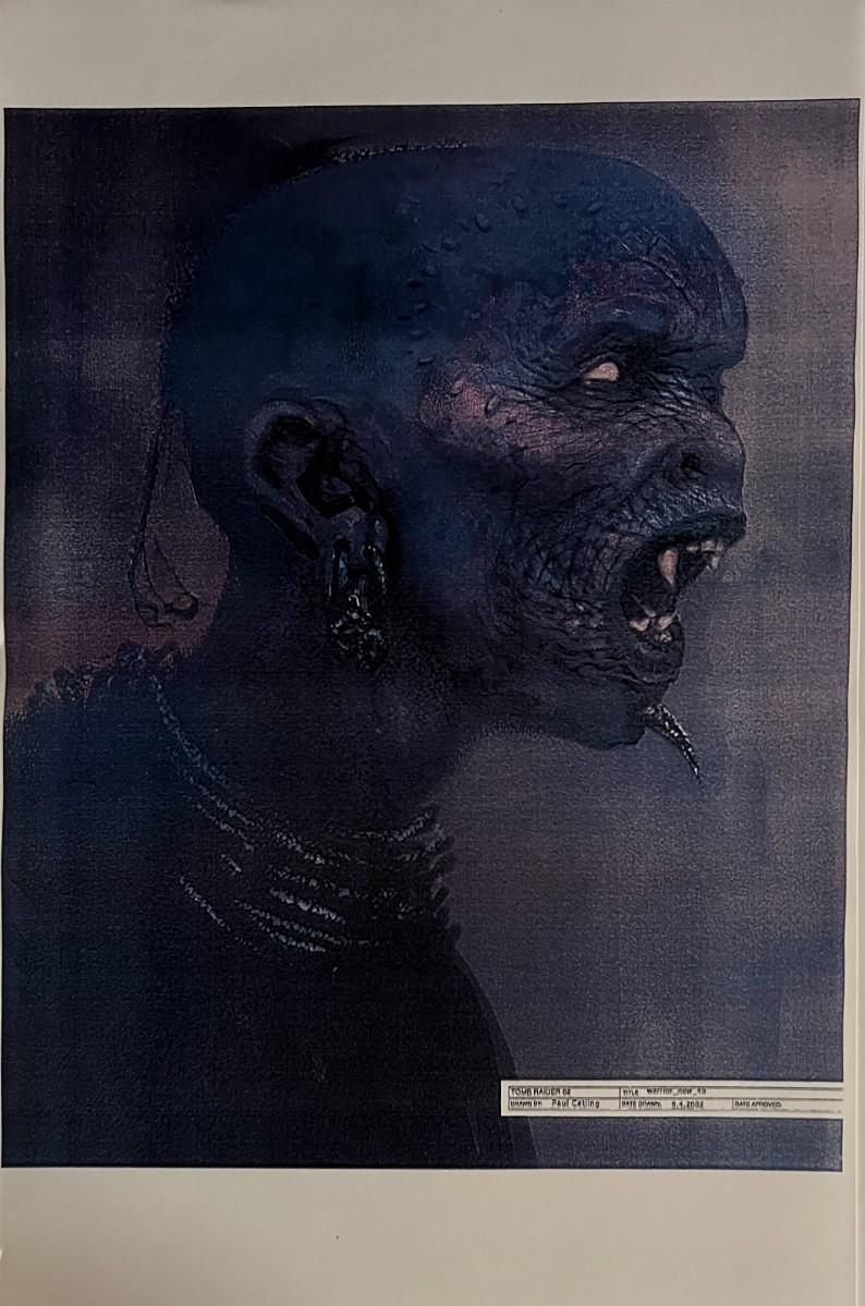 Lara Croft Tomb Raider Paramount Pictures concept art | EstateSales.org