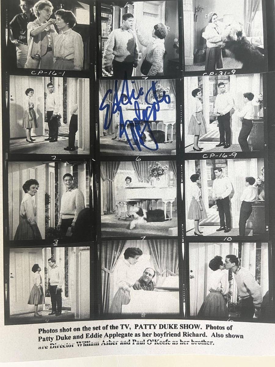 The Patty Duke Show Eddie Applegate signed photo | EstateSales.org