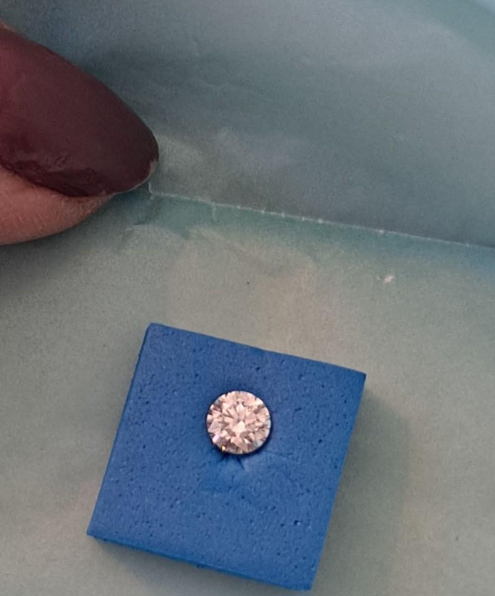 Lab grown Diamond IGI certified loose Diamond hpht Round cut 0.37ct* E color VS1 with Appraisal ...