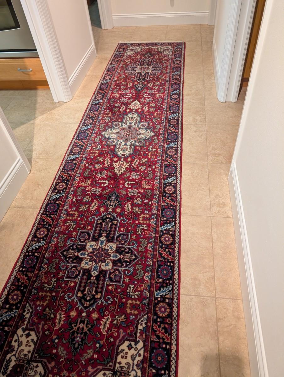 Large Hand Made Runner Rug | EstateSales.org