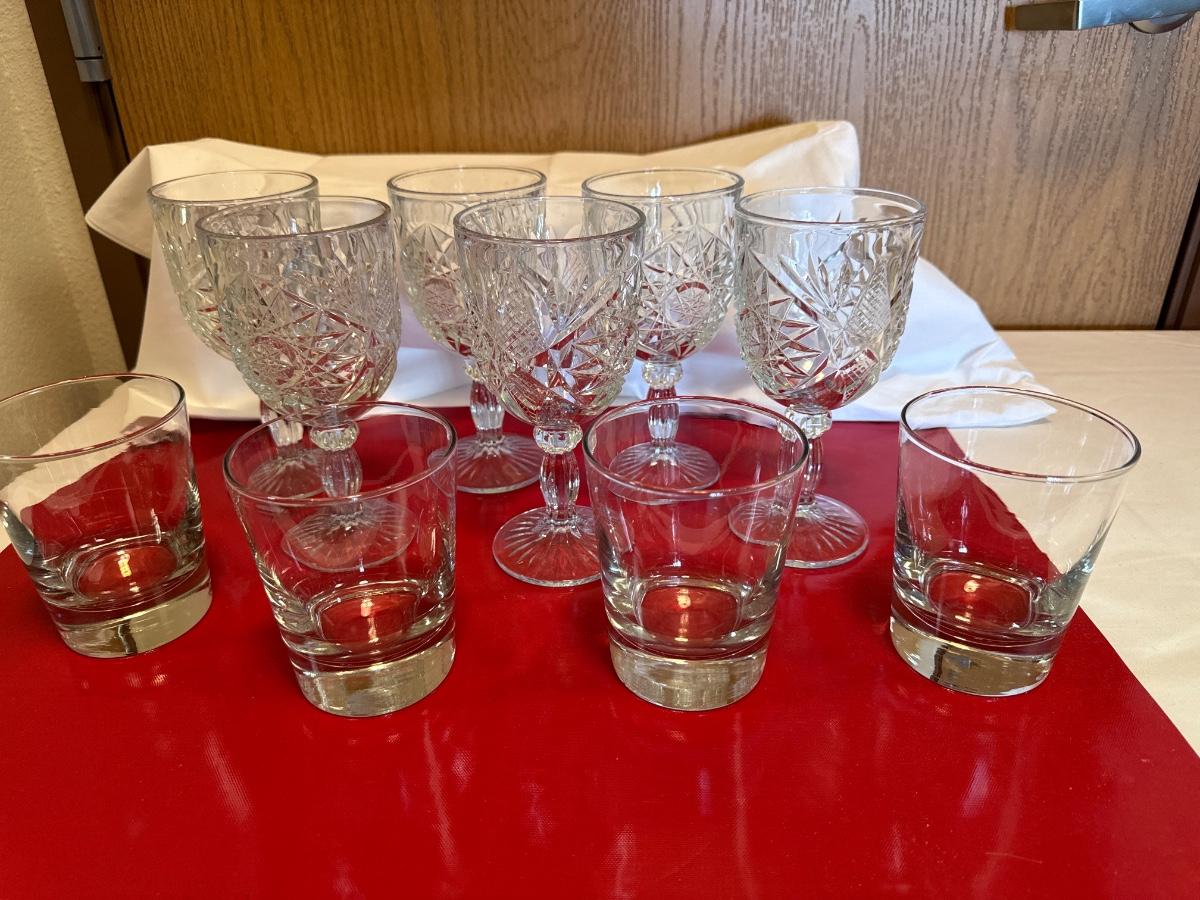 Vintage Libby Water Goblets w/ 4 HighBall Glasses | EstateSales.org
