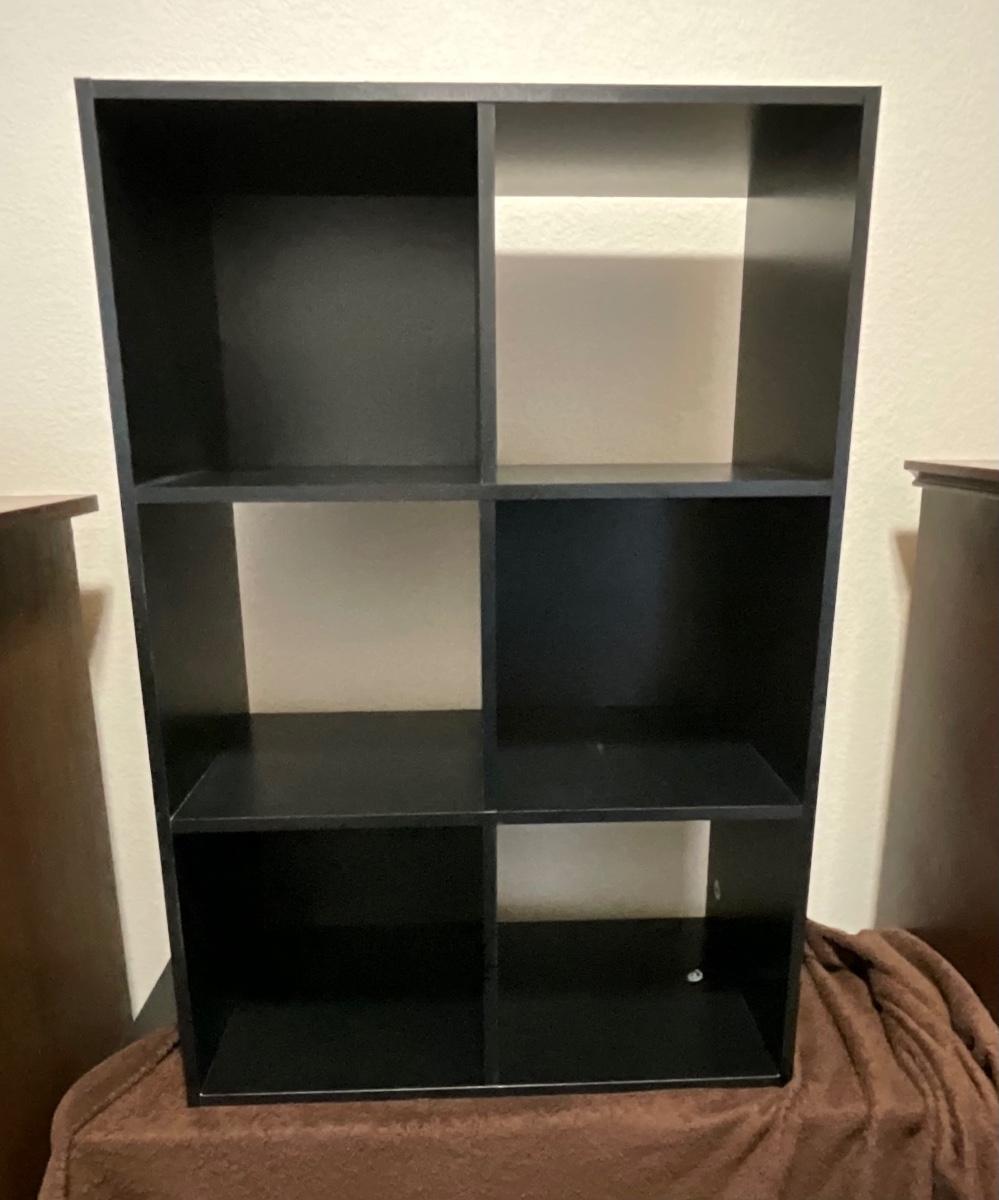 Cubed Wooden Storage Shelving Unit | EstateSales.org