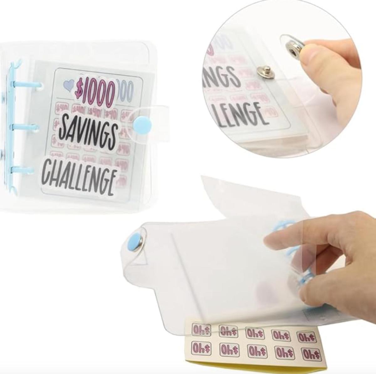 1000 Savings Challenge Binder, Monthly Money Savings Challenges Book ...