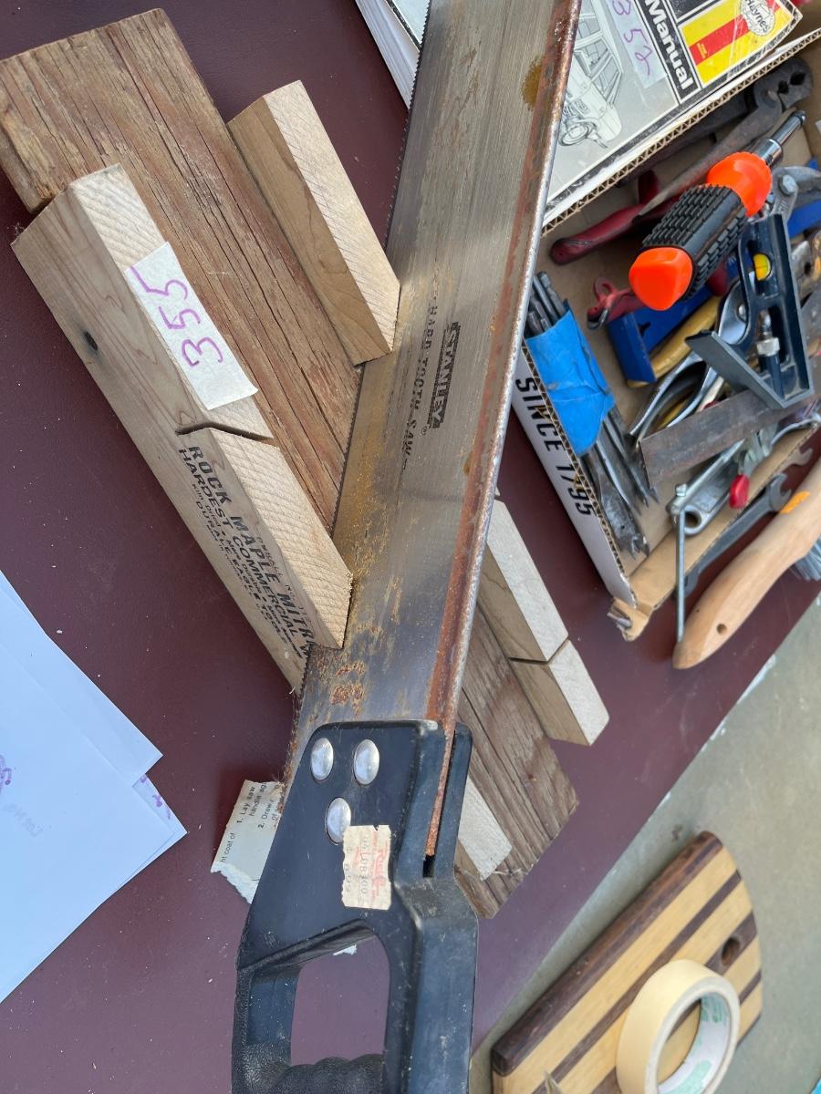 Miniature box saw | EstateSales.org