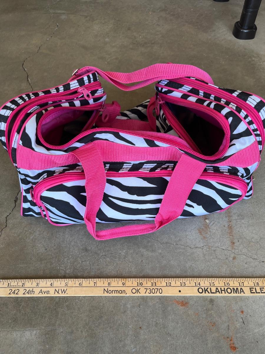 Zebra duffle bag | EstateSales.org