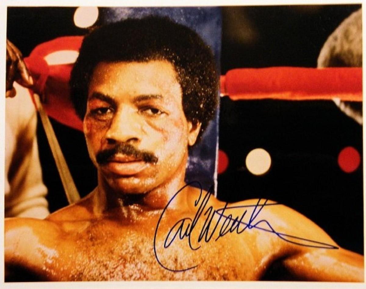 Carl Weathers signed movie still photo | EstateSales.org