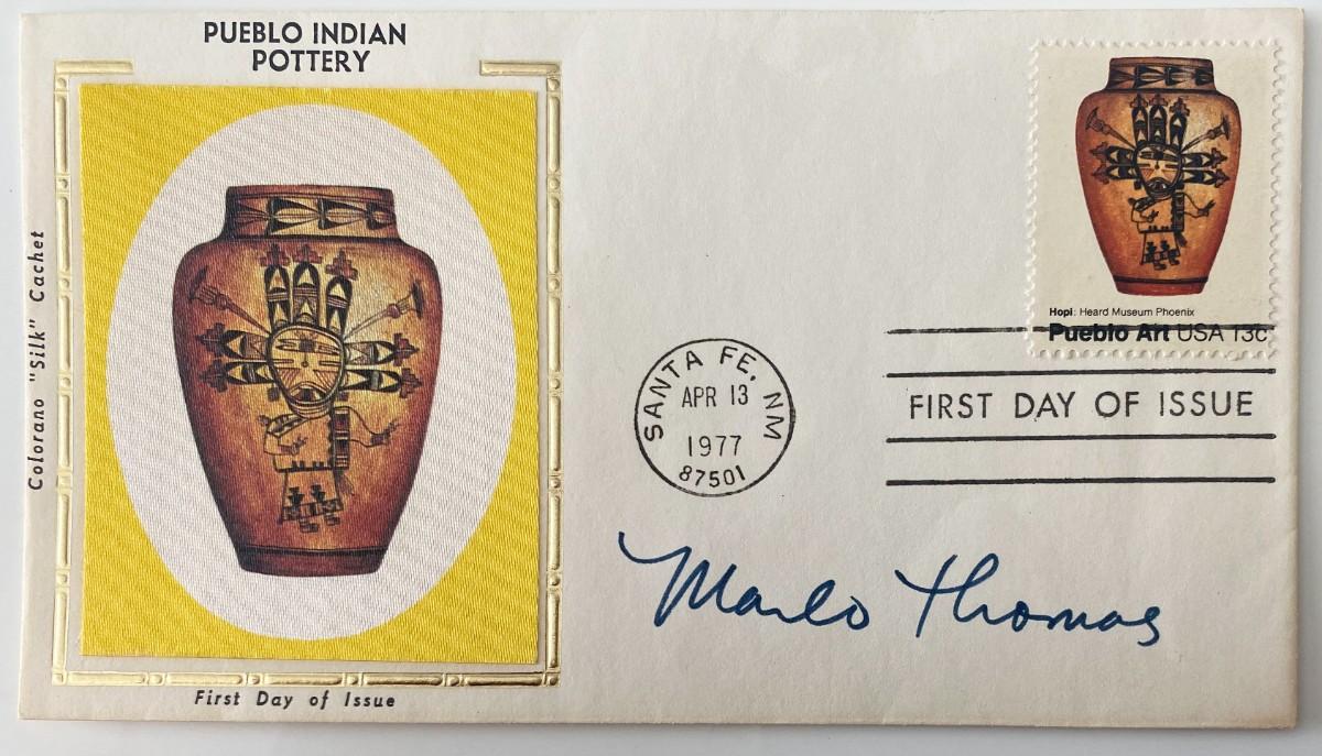 Marlo Thomas signed cover | EstateSales.org