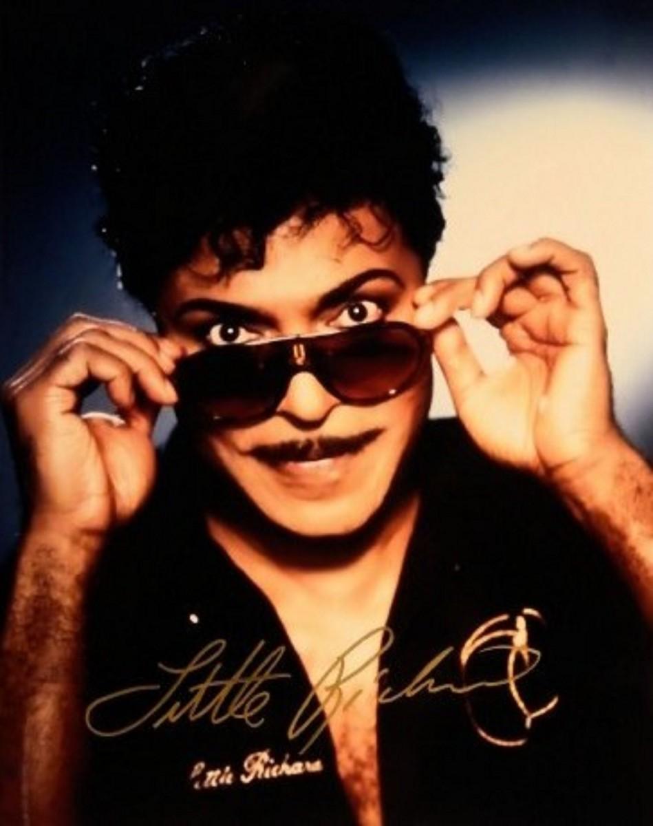 Little Richard signed promo photo | EstateSales.org