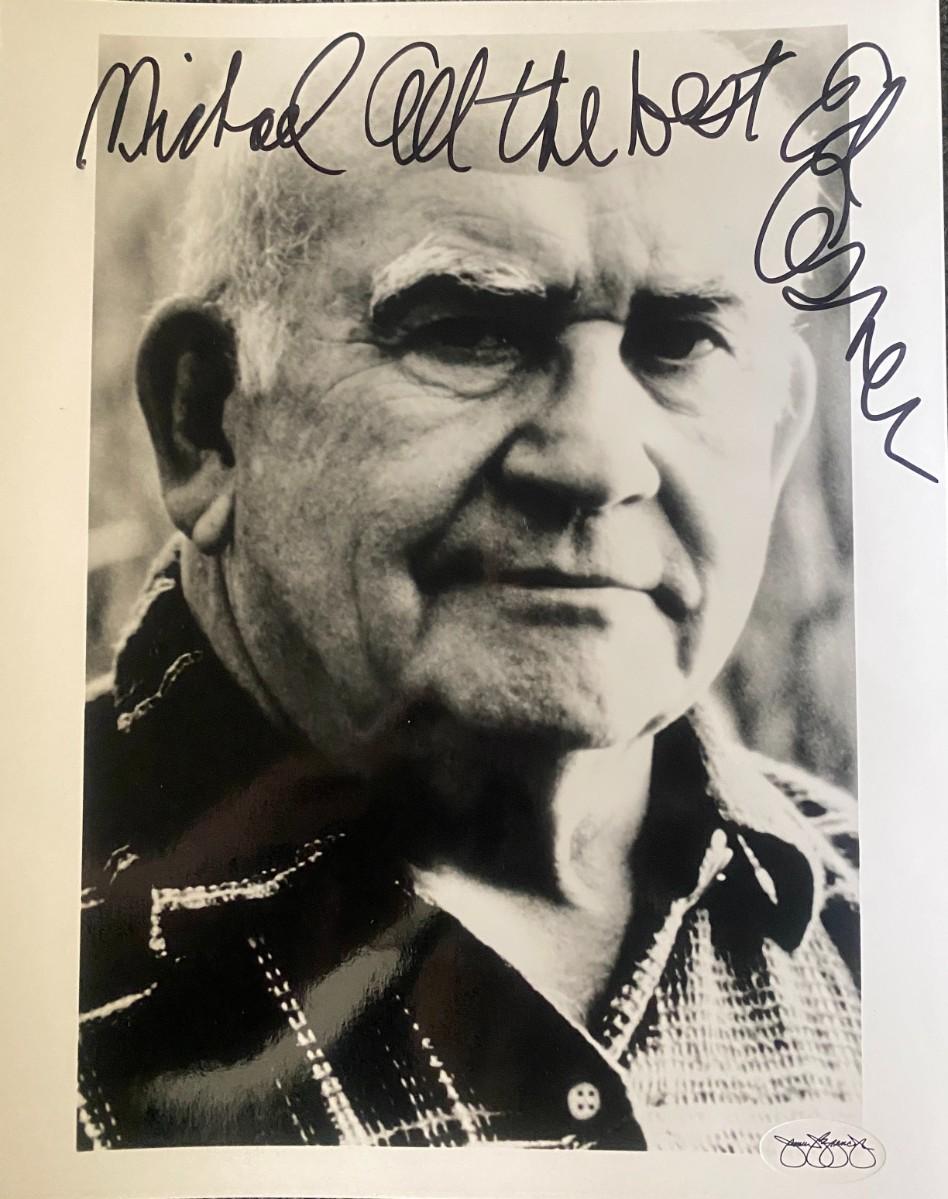 Ed Asner signed photo | EstateSales.org