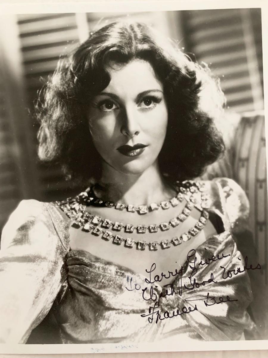 Actress Frances Dee signed photo | EstateSales.org