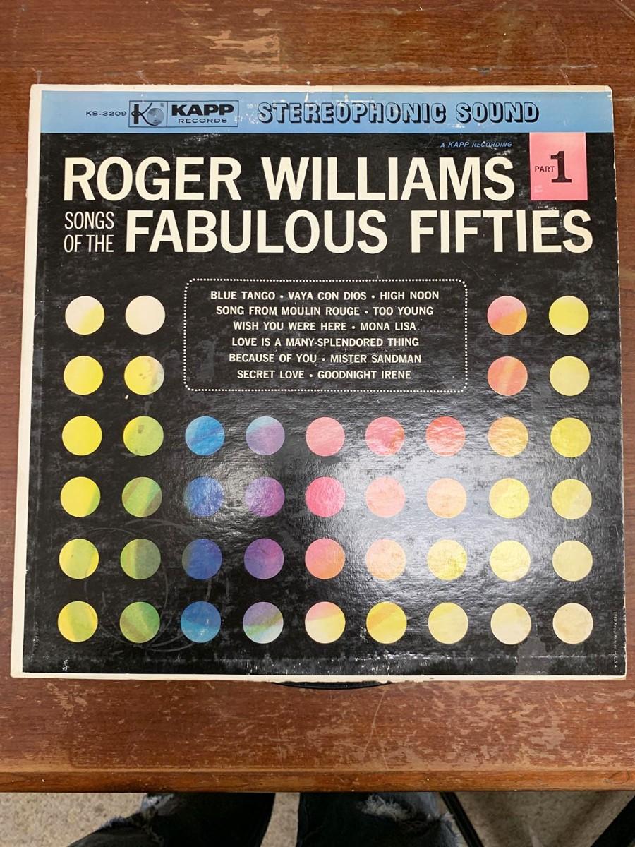 Roger Williams Songs of the Fabulous 50's Album | EstateSales.org