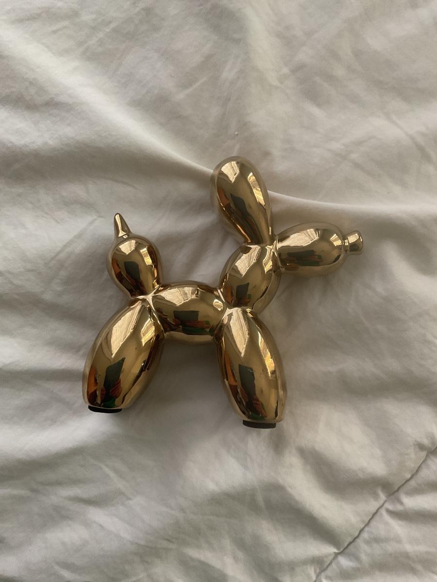 Jeff Koons Gold Color Balloon Dog | EstateSales.org