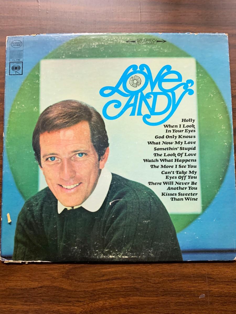 Andy Williams Love, Andy Album | EstateSales.org
