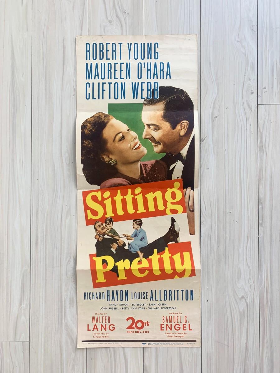Sitting Pretty original 1948 vintage movie poster | EstateSales.org