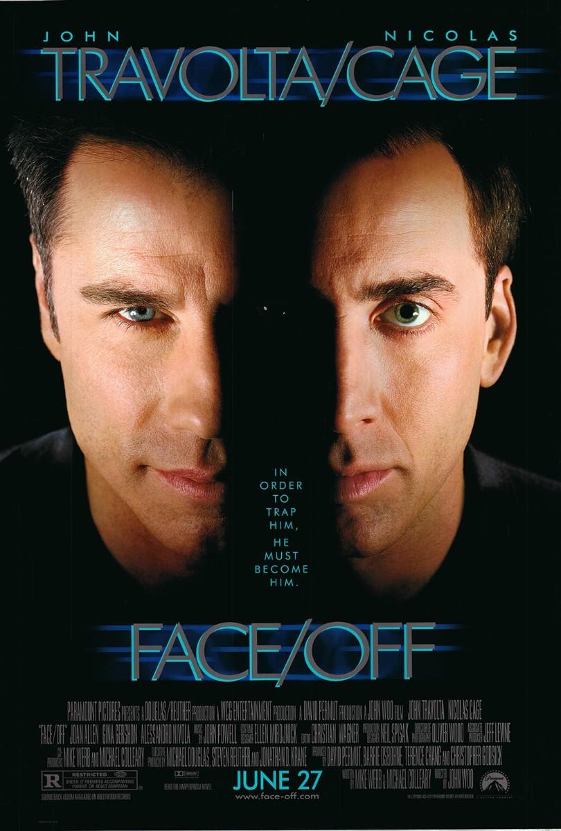 Face/Off original 1997 vintage advance one sheet movie poster ...