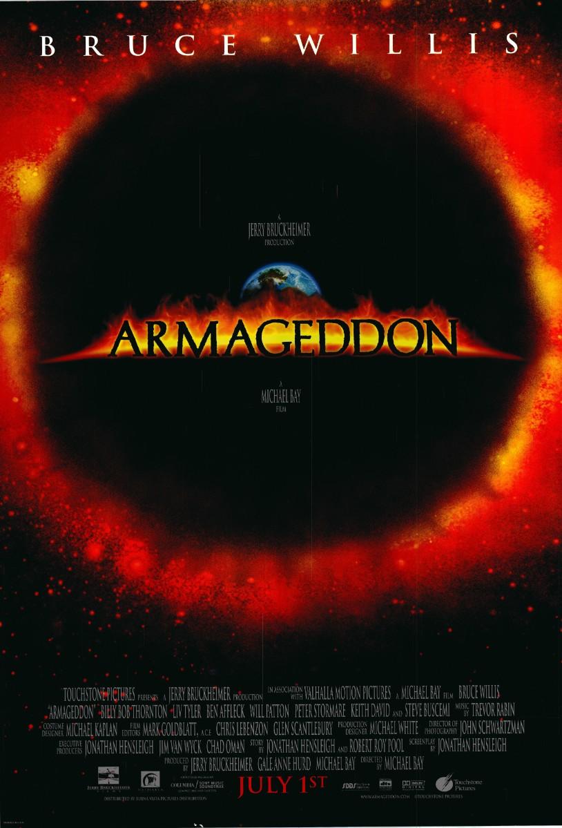 Armageddon 1998 original double-sided one sheet poster | EstateSales.org