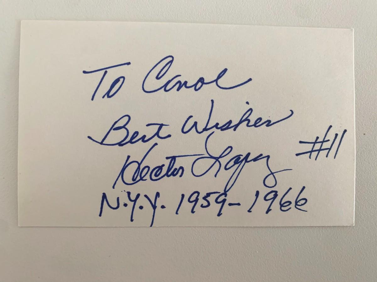 Hector Lopez original signature | EstateSales.org