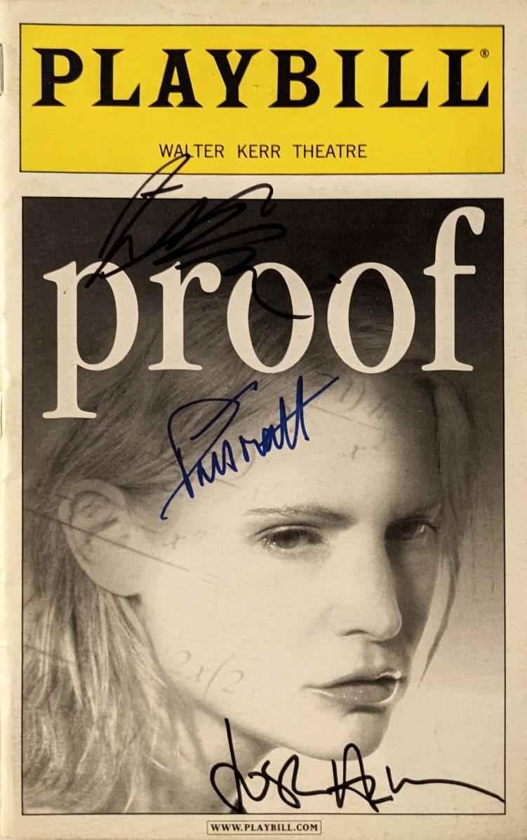 Playbill signed by David Auburn, Patrick Tomato and 1 other ...