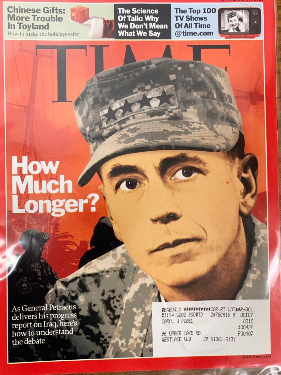 TIME Magazine 2007 General Petraeus Issue | EstateSales.org