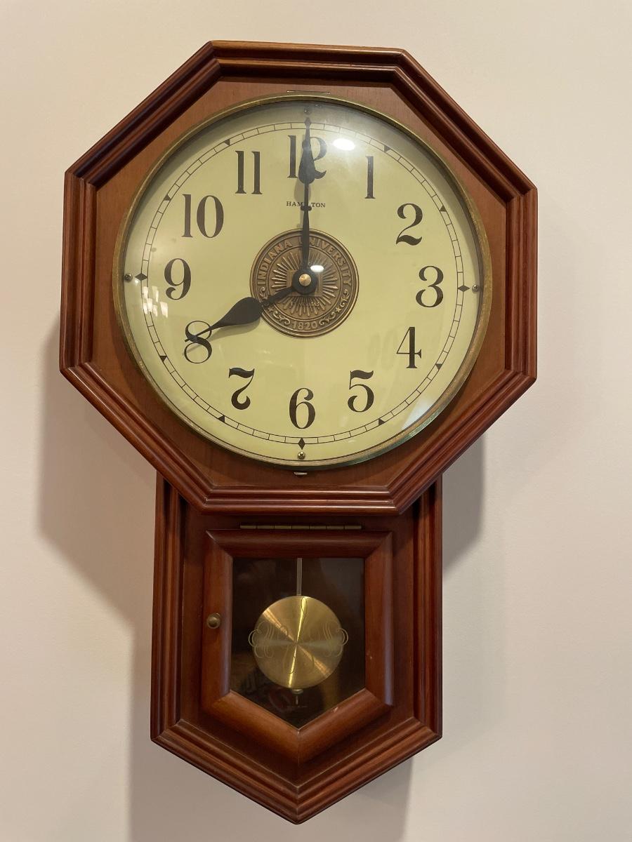 Indiana University Wall Clock | EstateSales.org