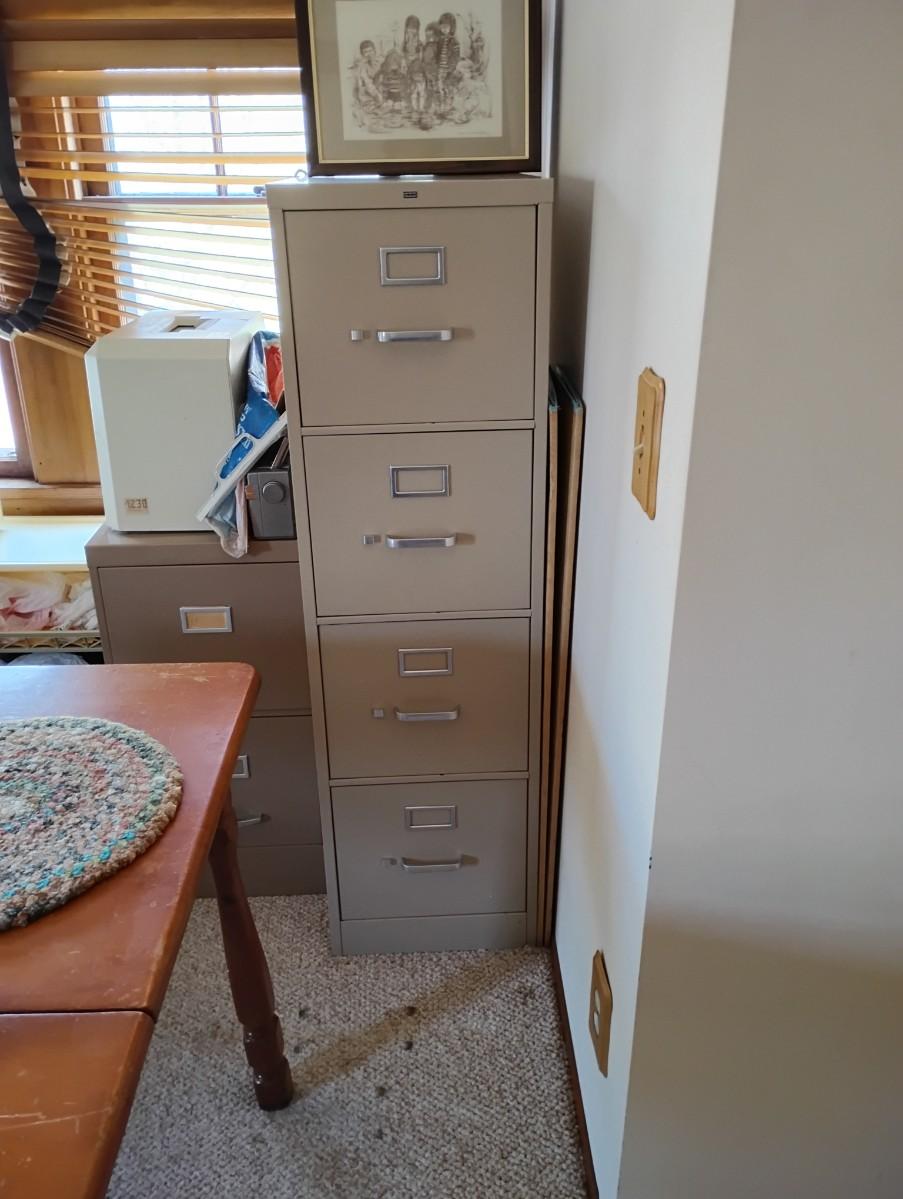Tall filing cabinet | EstateSales.org