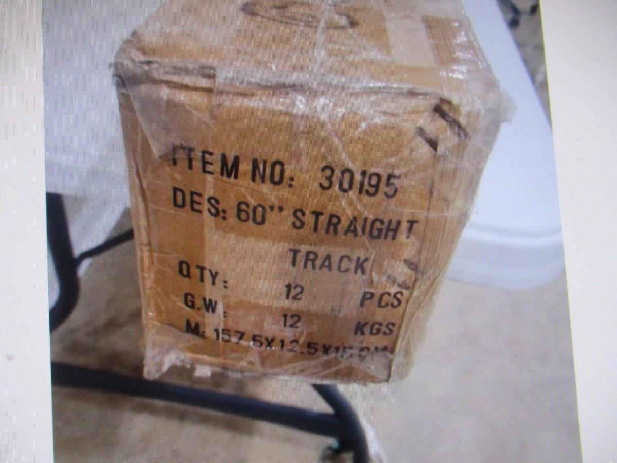 Single Box of 12 pcs 60" Straight G Gauge Model Train Track Choice E ...