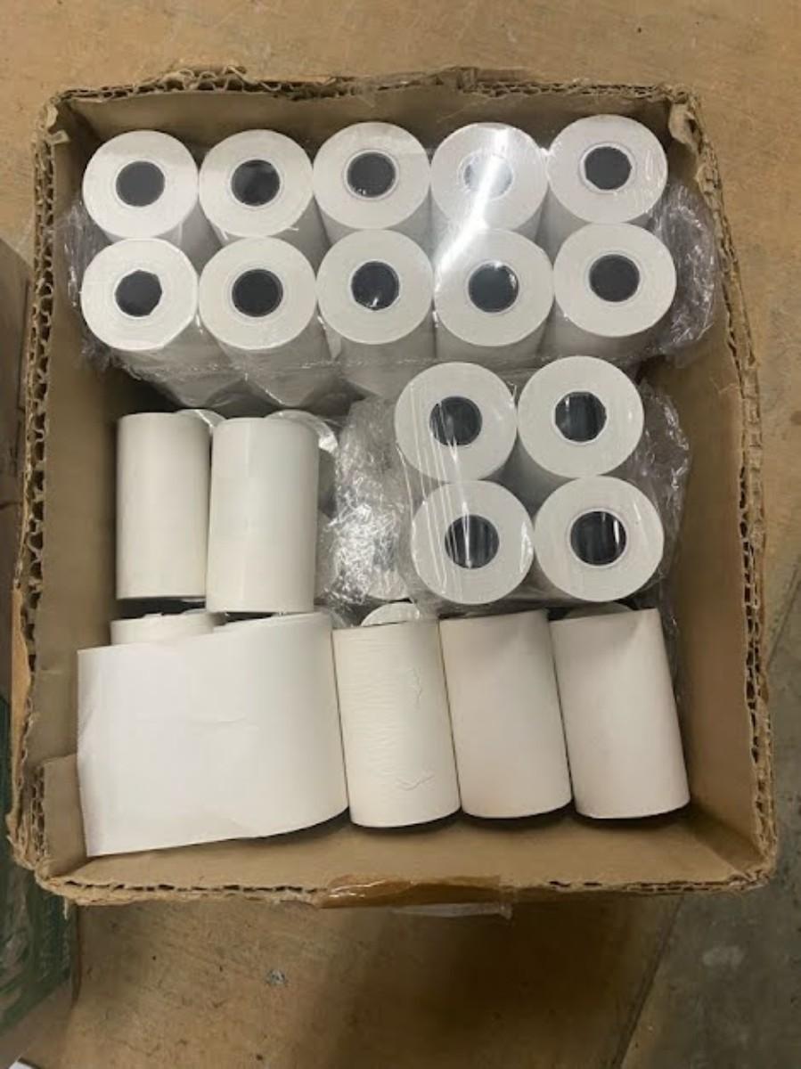 (37) Thermal Paper Rolls for Credit Card Machine, 2 1/4 x 50 ft ...