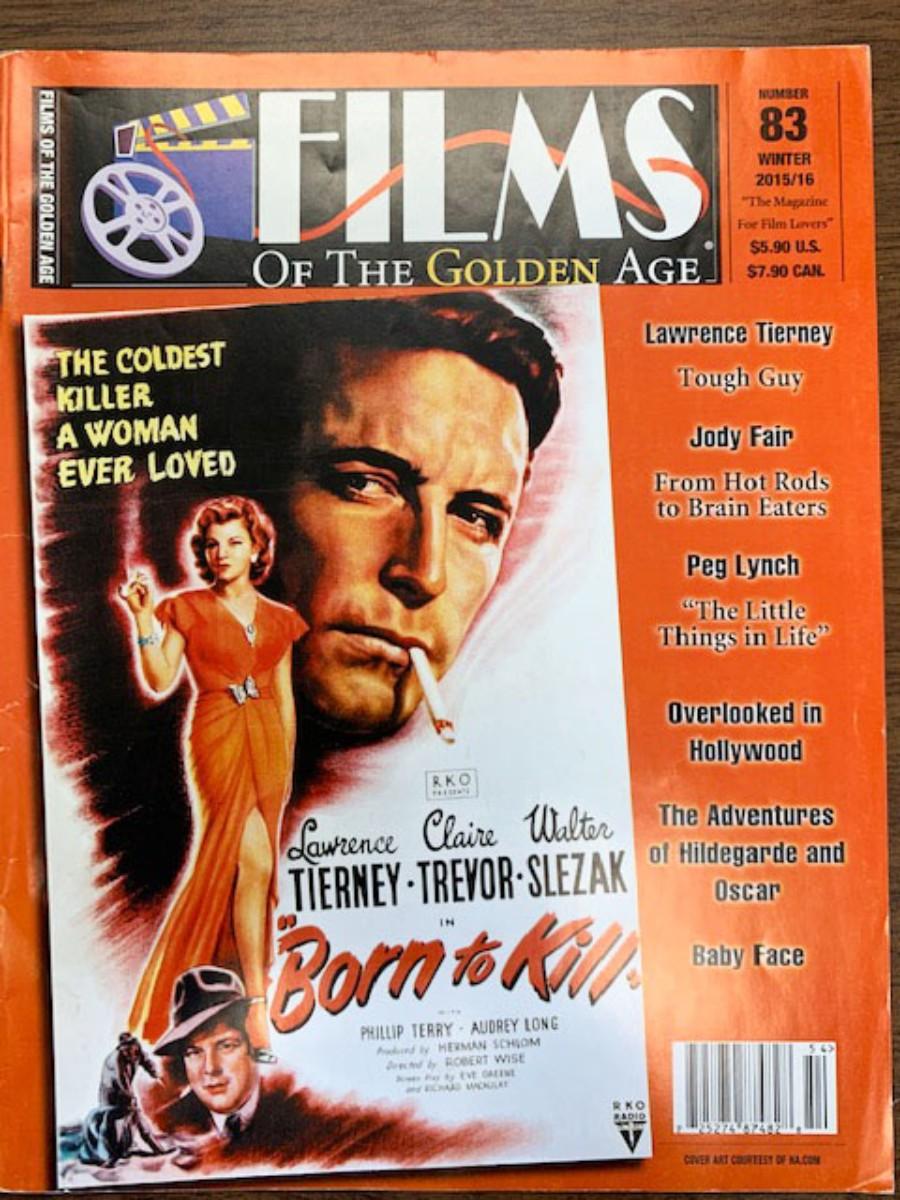 Films of the Golden Age Magazine 1961 - Born to kill | EstateSales.org
