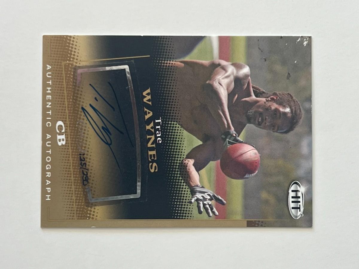 Trae Waynes signed autographed card | EstateSales.org