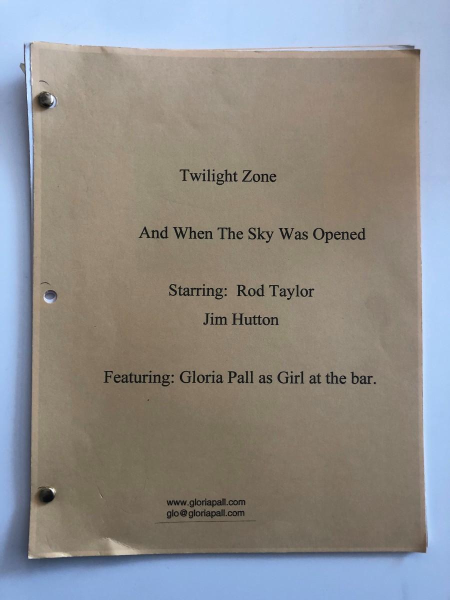 The Twilight Zone - And When the Sky Was Opened - Original Script ...