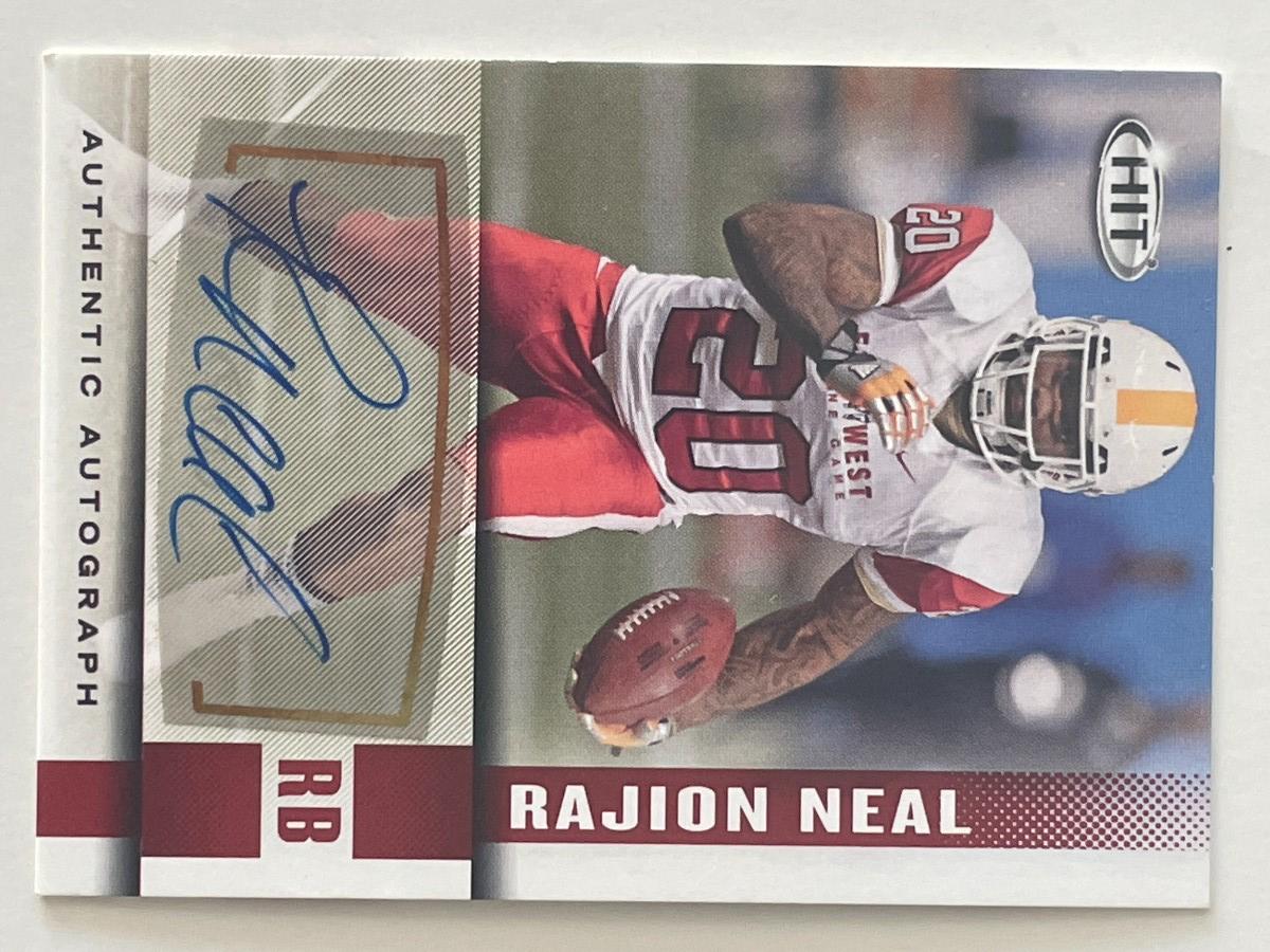 Rajion Neal signed autograph card | EstateSales.org