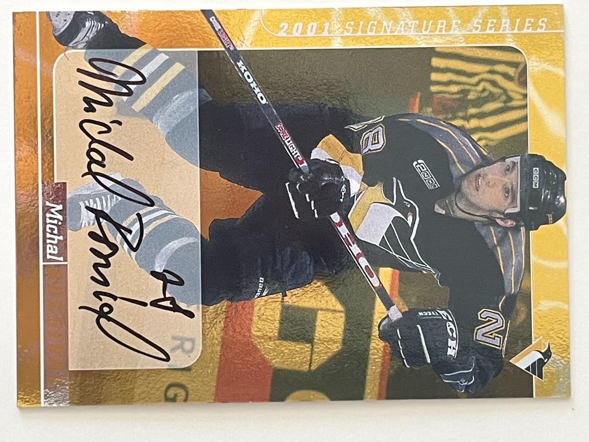 Pittsburgh Penguins Michal Rozsíval 200 In The Game #91 signed trading ...