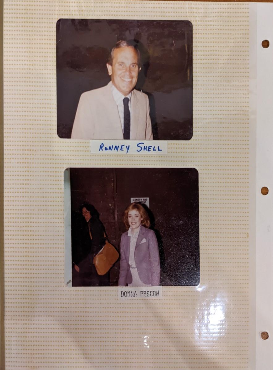 Ronny Shell and Donna Pescow Original Photos | EstateSales.org