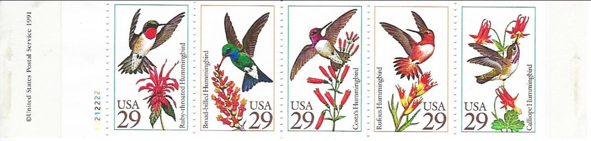Hummingbirds USA Stamp Book | EstateSales.org