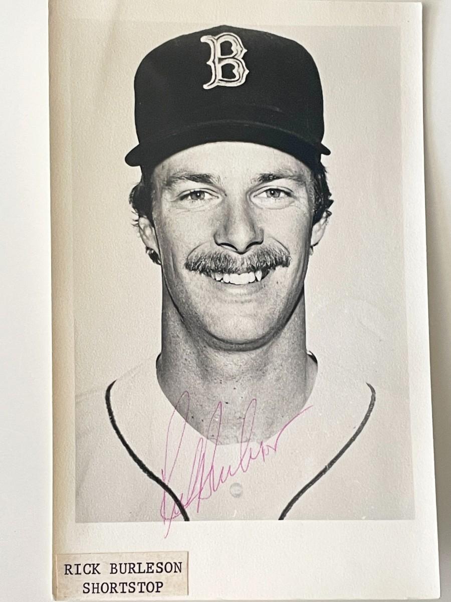 Boston Red Sox Rick Burleson signed photo | EstateSales.org