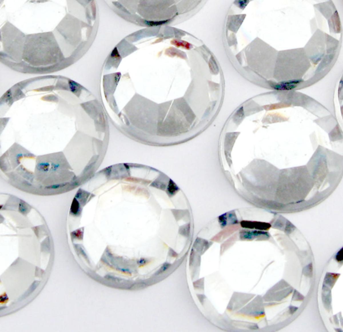 60 Pieces Clear Acrylic 16mm Gemstones by Bead Design Co | EstateSales.org