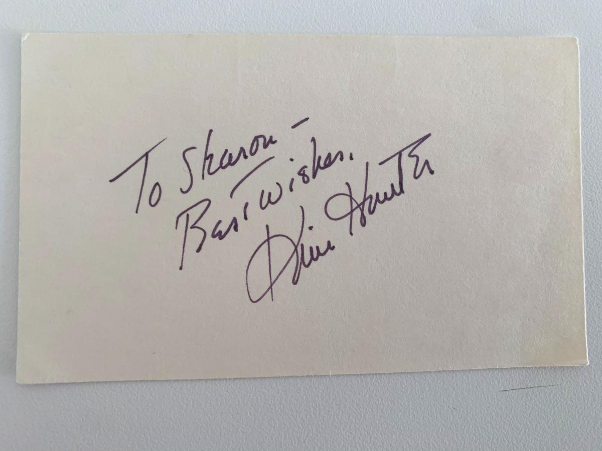 Kim Hunter original signature | EstateSales.org