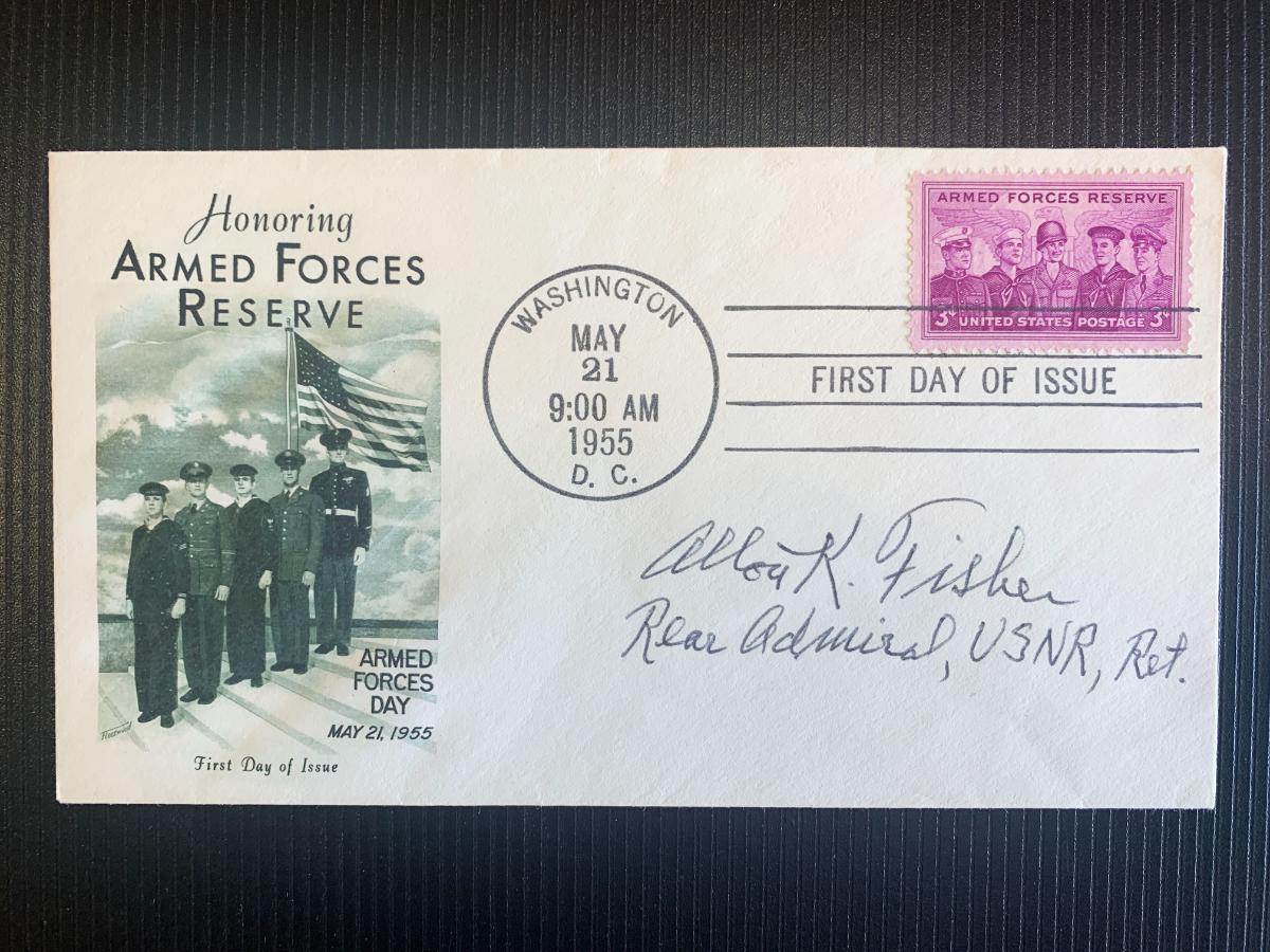 Alton K Fisher signed first day cover | EstateSales.org