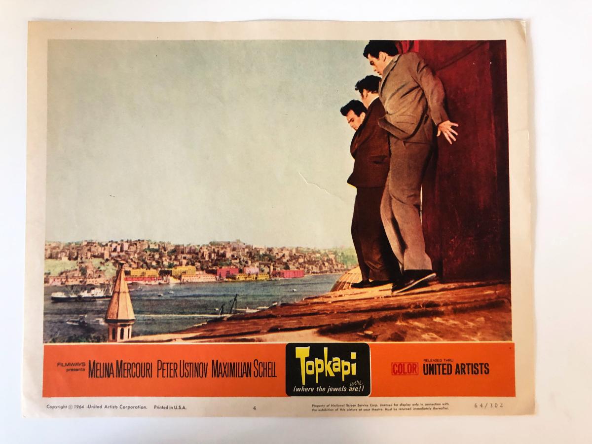 Topkapi original 1964 vintage lobby card | EstateSales.org