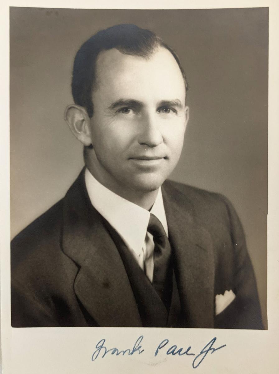 Secretary of Army Frank Pace Jr signed photo | EstateSales.org